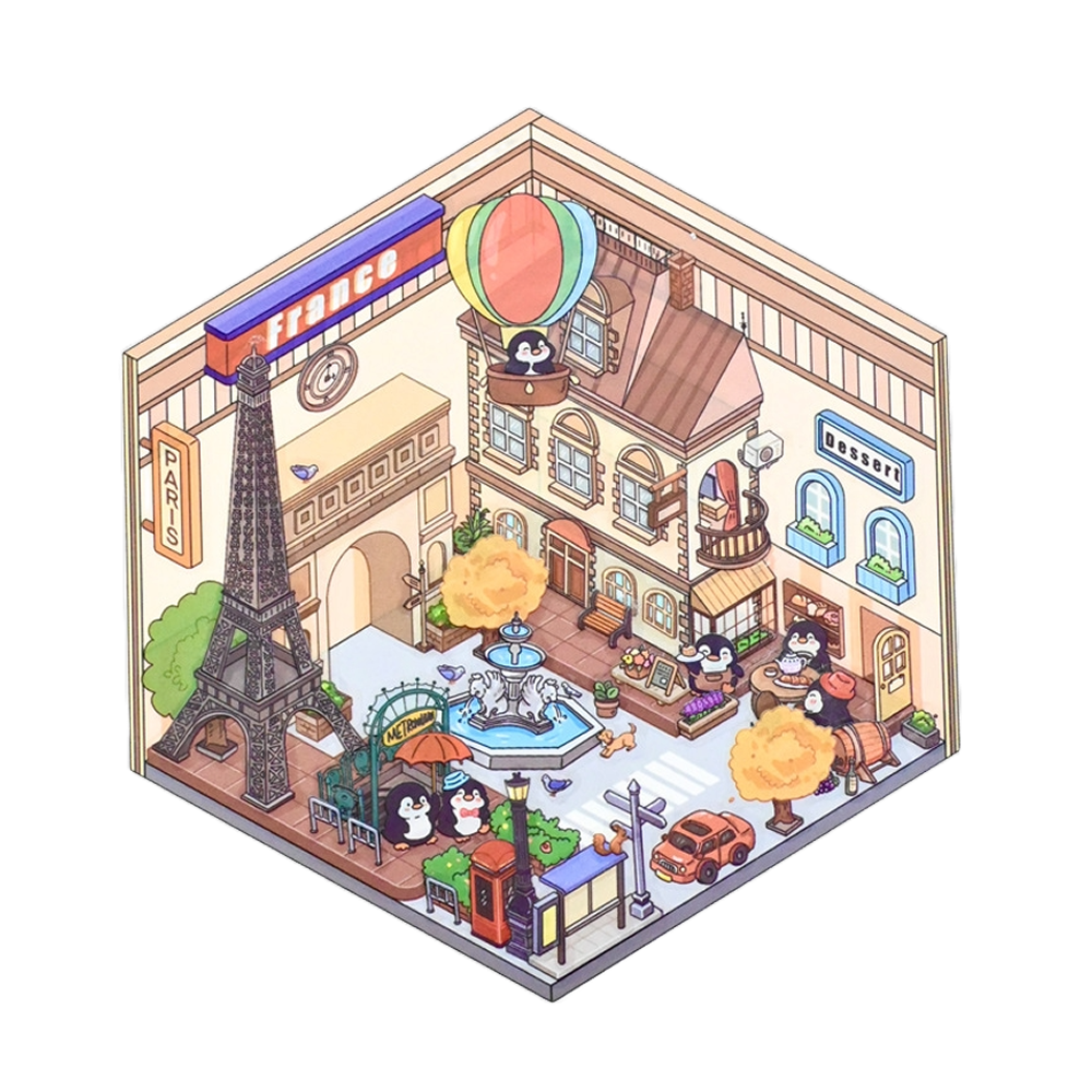 Travel Theme | Scene World 10.0 Series | DIY Sticker Scene, 3D ...