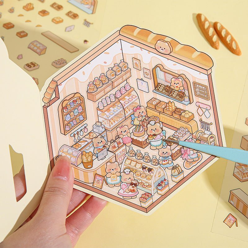 Bear Theme | Scene Joy Series 5.0 | Sticker Scene, 3D Miniature Scene ...
