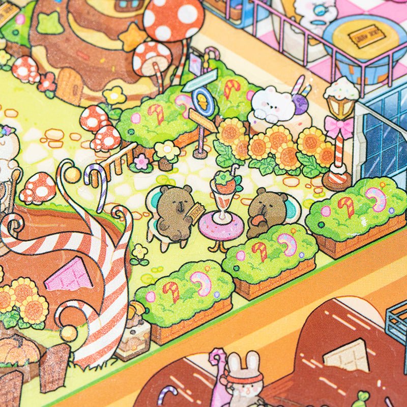 Large Size | Fantasy World Series 4.0 | Sticker Scene, 3D Miniature ...