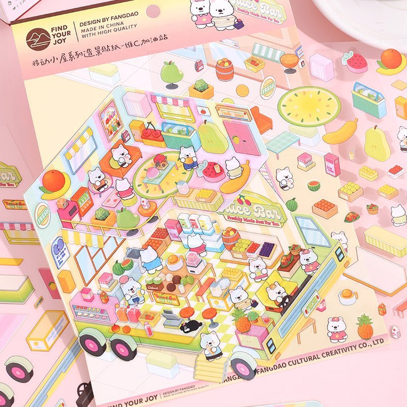 RV Theme | Scene Joy Series 6.0 | Sticker Scene, 3D Miniature Scene ...