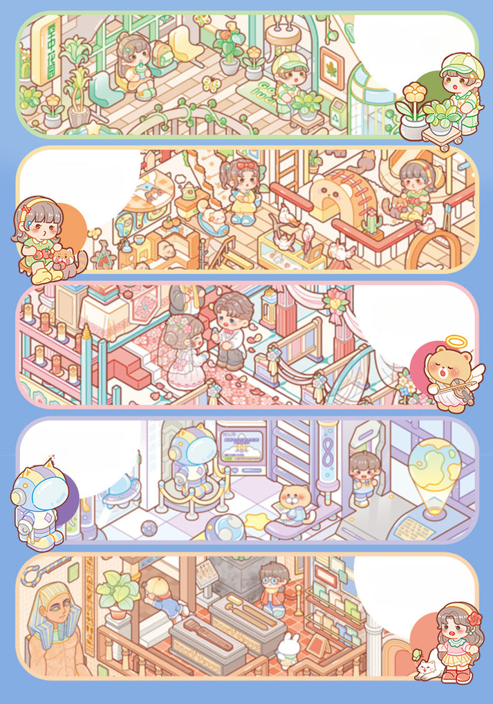 City Theme | Scene Time 9.0 Series, Sticker Scene, 3D Miniature Scene ...