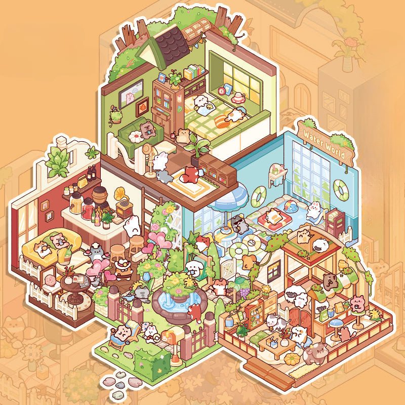 Mini Sticker Scene Book | Scene Book 3.0 Series | Sticker Book, Sticker ...