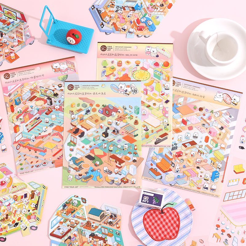 RV Theme | Scene Joy Series 6.0 | Sticker Scene, 3D Miniature Scene ...