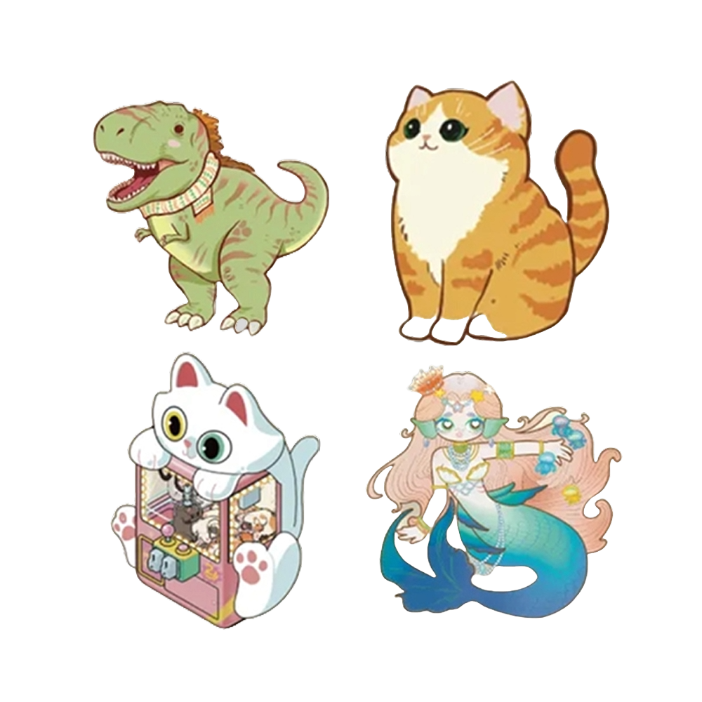 Miniature Scene Sticker - YYBB ART SHOP