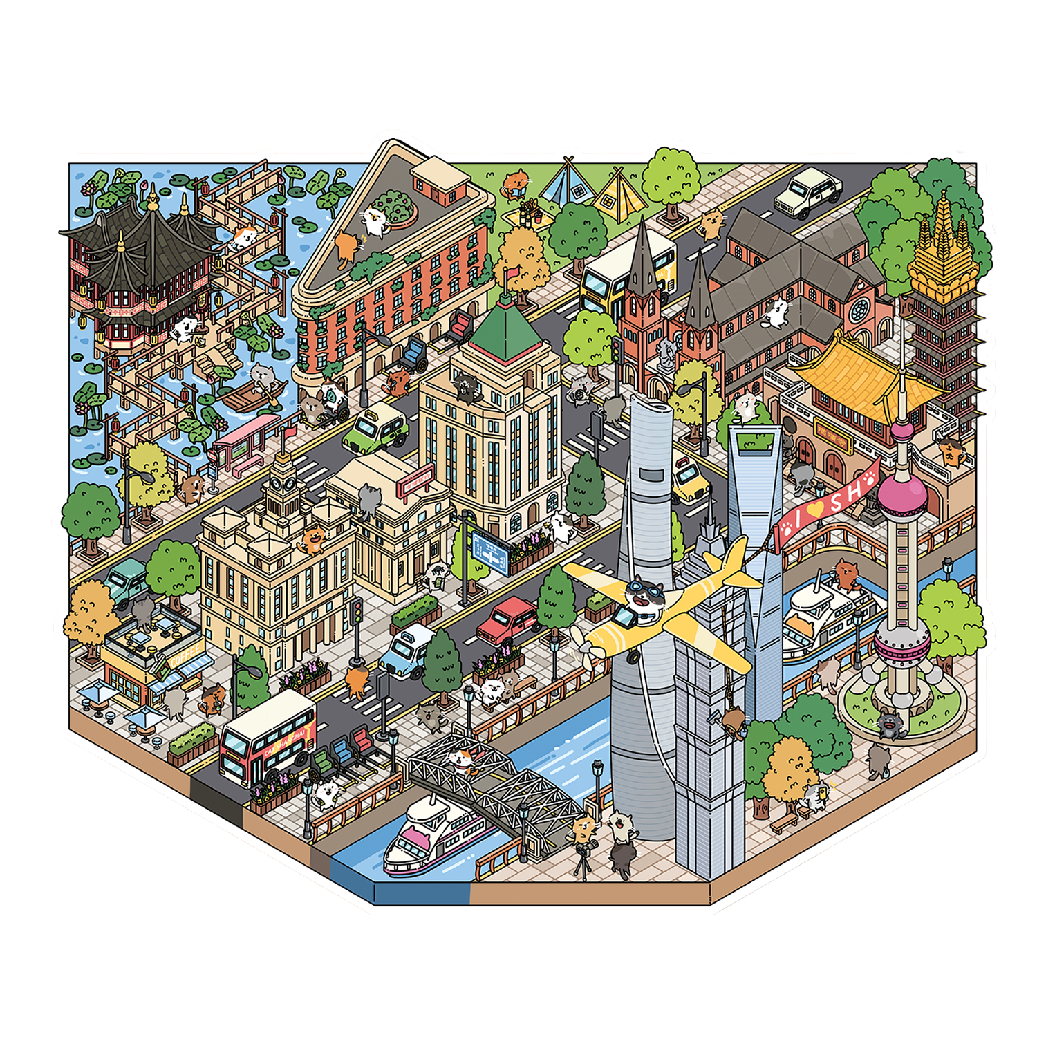 Miniature Scene Sticker - YYBB SANAT MAHALLİ – YYBB ART