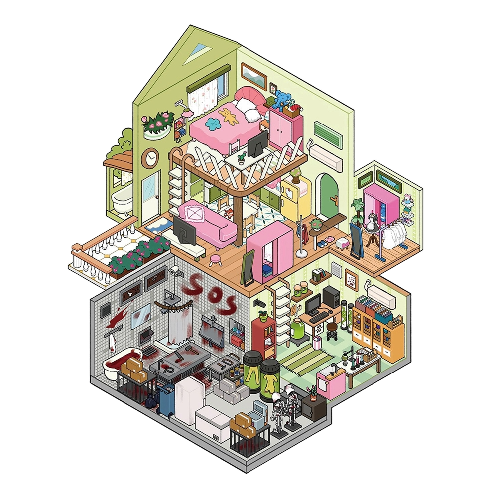 Big Size | Scene Art 18.0 Series | Sticker Scene, 3D Miniature Scene ...