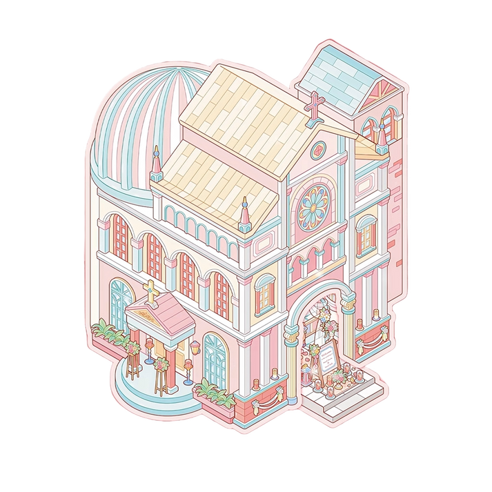 City Theme | Scene Time 9.0 Series, Sticker Scene, 3D Miniature Scene ...