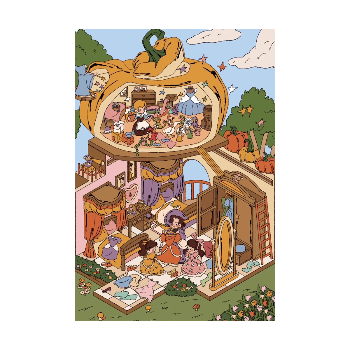 Fairy Tale Theme | Pocket Scene Series 1.0 | Sticker Scene, 3D ...