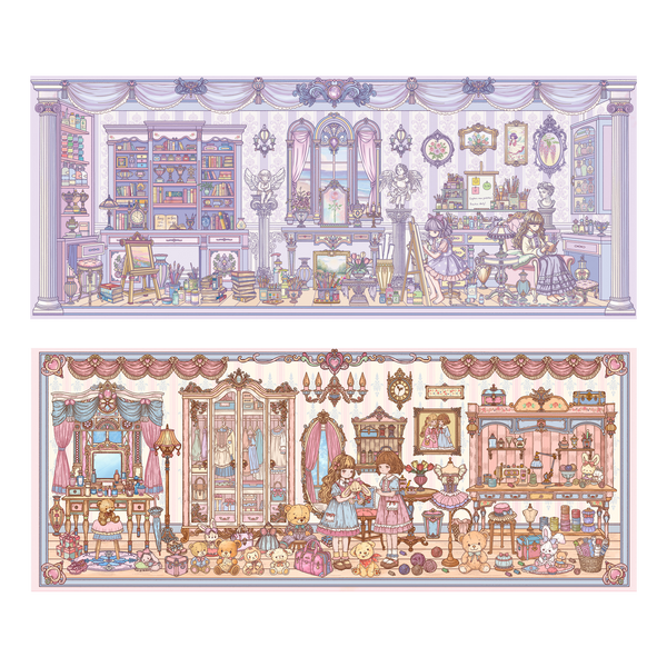 Girl Theme | Big Size | Scene World 14.0 Series | DIY Sticker Scene, 3D ...