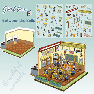 Good Time | Scene Time 11.0 Series, Sticker Scene, 3D Miniature Scene ...