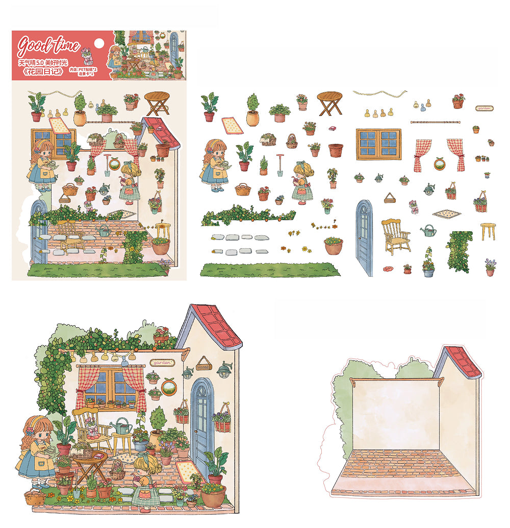Good Time | Scene Time 11.0 Series, Sticker Scene, 3D Miniature Scene ...