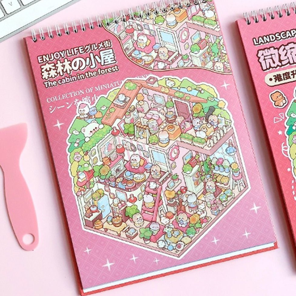 Sticker Scene Book | Landscape Collection 2.0 Series | Larger Size ...