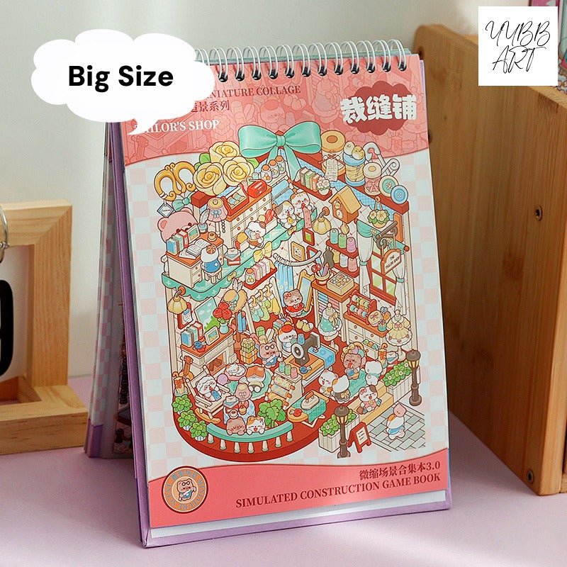 Sticker Scene Book | Landscape Collection 3.0 Series | Sticker Book ...