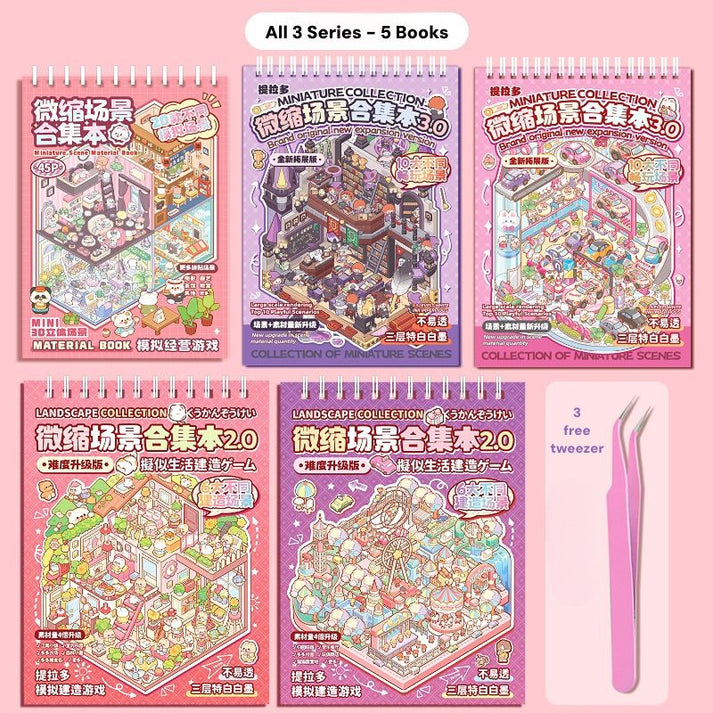 Sticker Scene Book | Landscape Collection 3.0 Series | Sticker Book ...