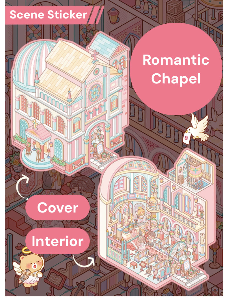Miniature Scene Sticker - YYBB ART SHOP