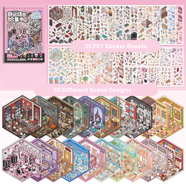 Horror Theme | Landscape Collection 4.0 Series | Sticker Book, Sticker ...