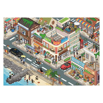 Miniature Scene Sticker - YYBB ART SHOP