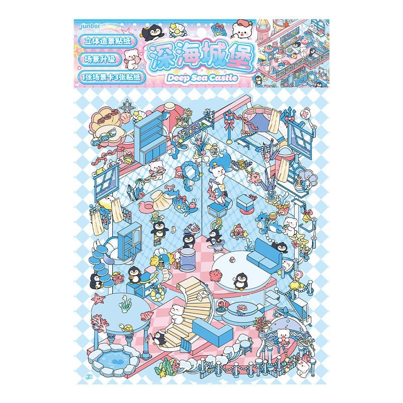 Scene Joy Series 4.0 | Three-Story | Sticker Scene, 3D Miniature Scene ...