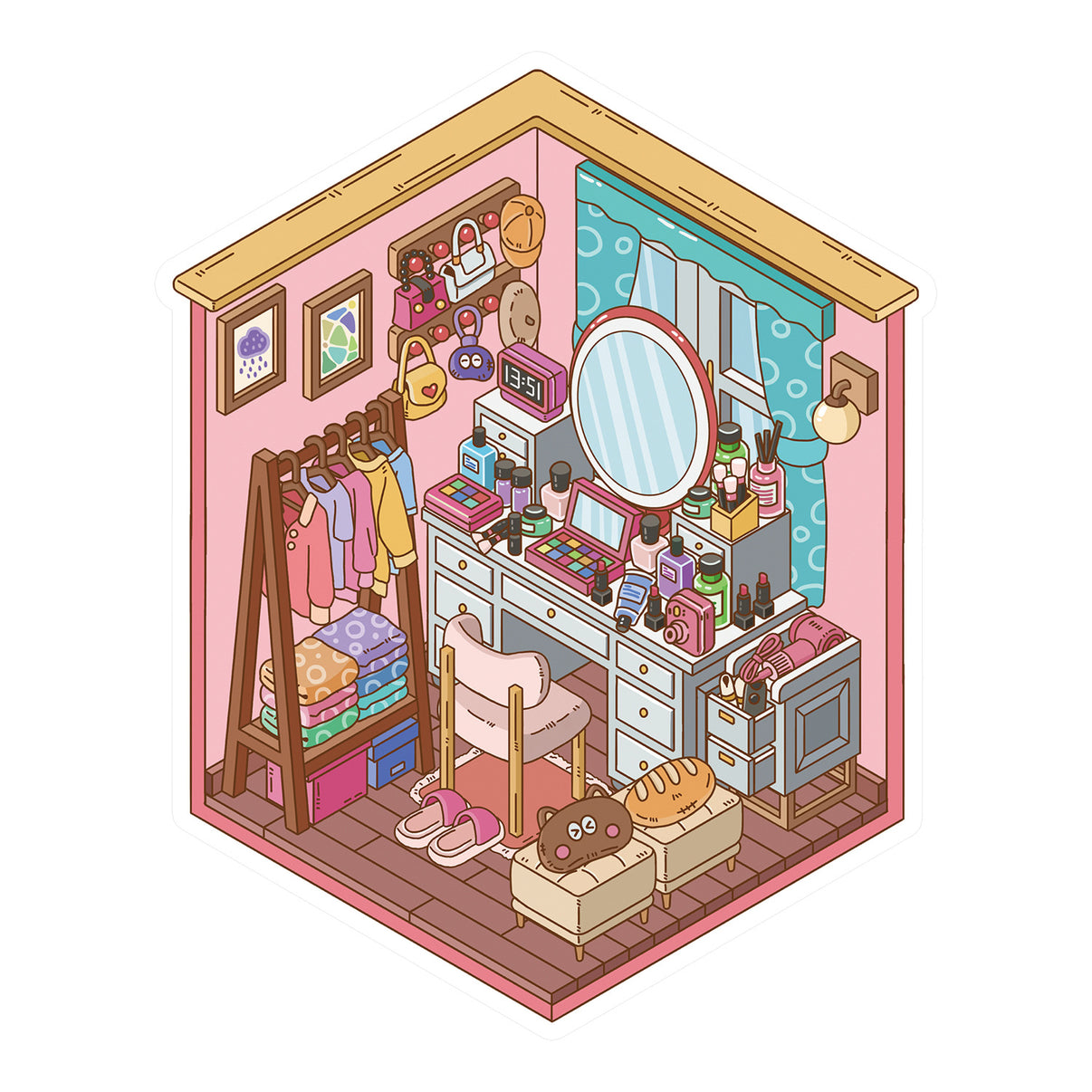 Scene Art 19.0 Series | Sticker Scene, 3D Miniature Scene Stickers ...