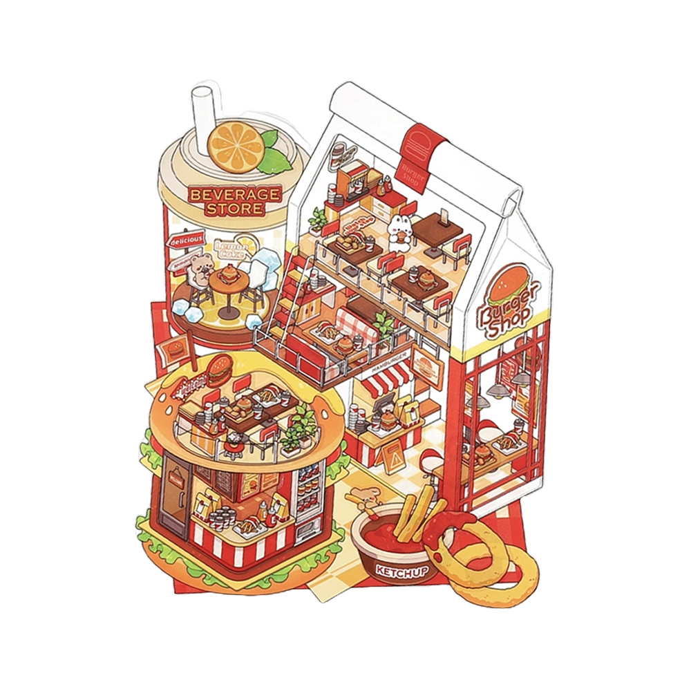 Open Today Series 12.0 | Delicacies Theme | Sticker Scene, 3D Miniature ...