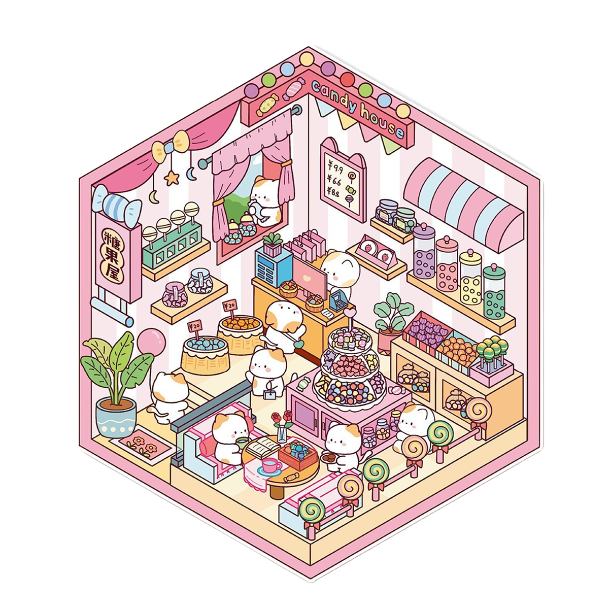 Scene Art 19.0 Series | Sticker Scene, 3D Miniature Scene Stickers ...