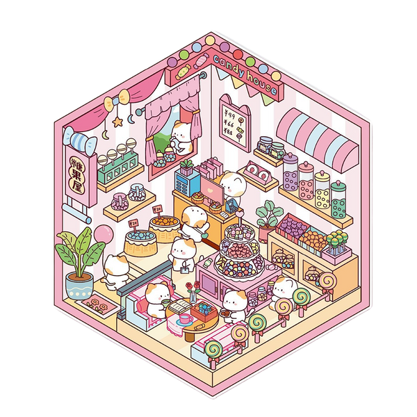 Scene Art 19.0 Series | Sticker Scene, 3D Miniature Scene Stickers ...