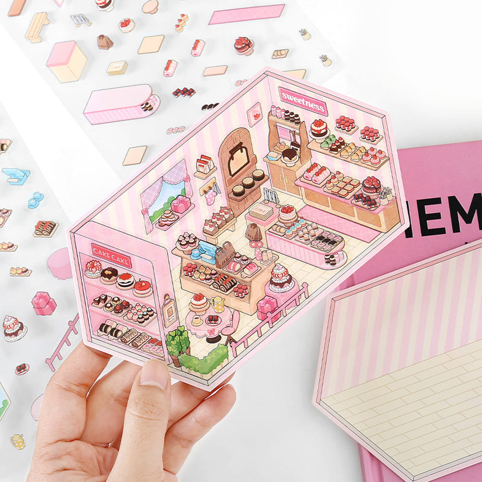Scene More 1.0 Series, Sticker Scene, 3D Miniature Scene Stickers ...