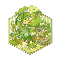 Wonderland Theme | Scene World 9.0 Series | DIY Sticker Scene, 3D ...