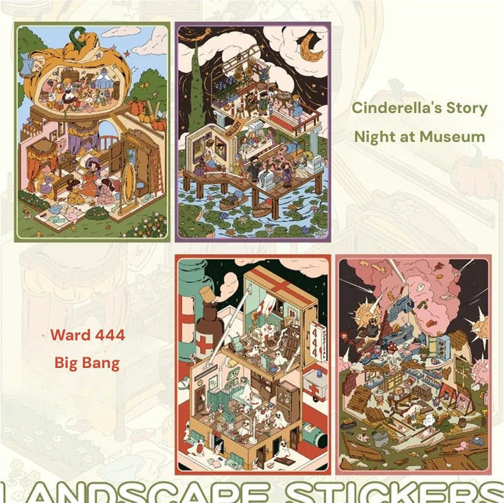 Fairy Tale Theme | Pocket Scene Series 1.0 | Sticker Scene, 3D ...