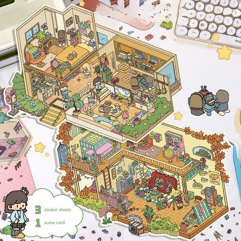 Big Size | Party Theme | Scene Art 9.0 Series | Sticker Scene, 3D ...