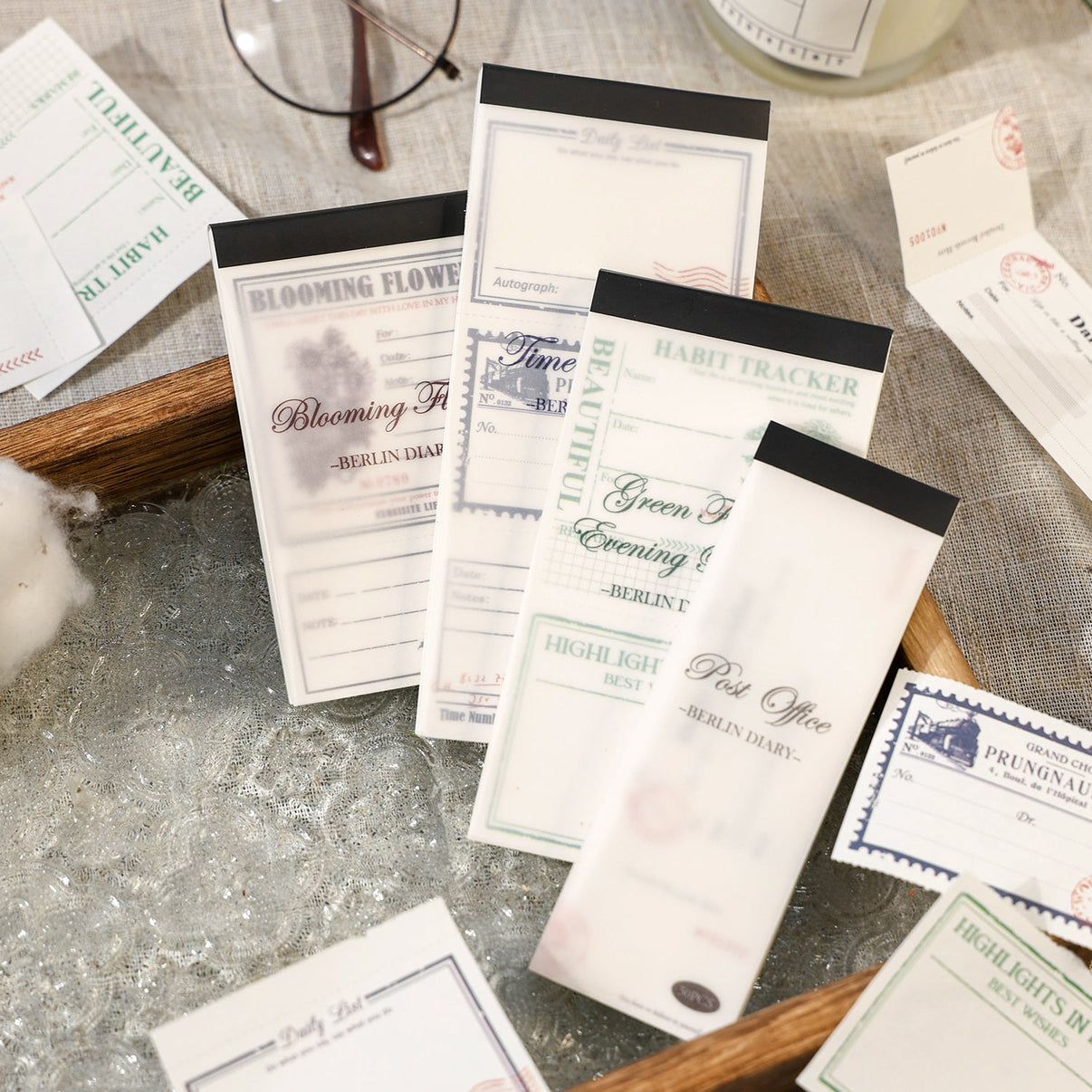 Berlin Diary Series Junk Journal Paper, Scrapbooking Material Paper ...