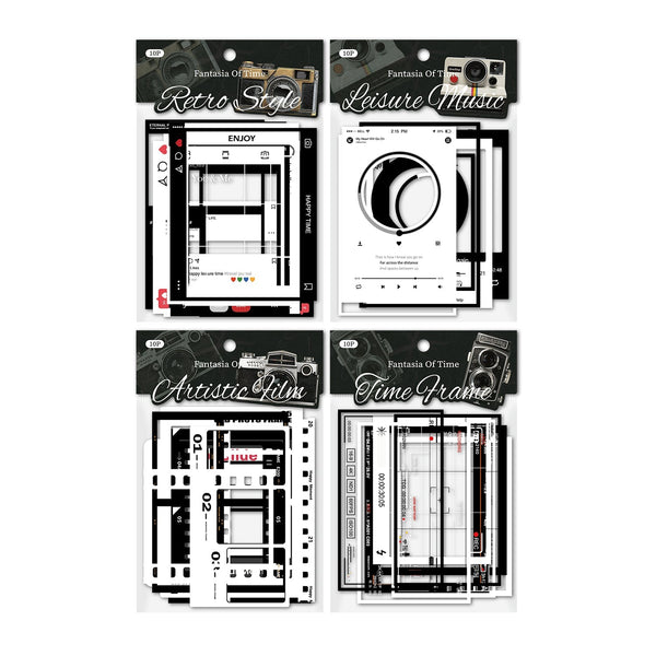 Fantasia Of Time Series Vintage Photographic Film Scrapbooking Stickers ...