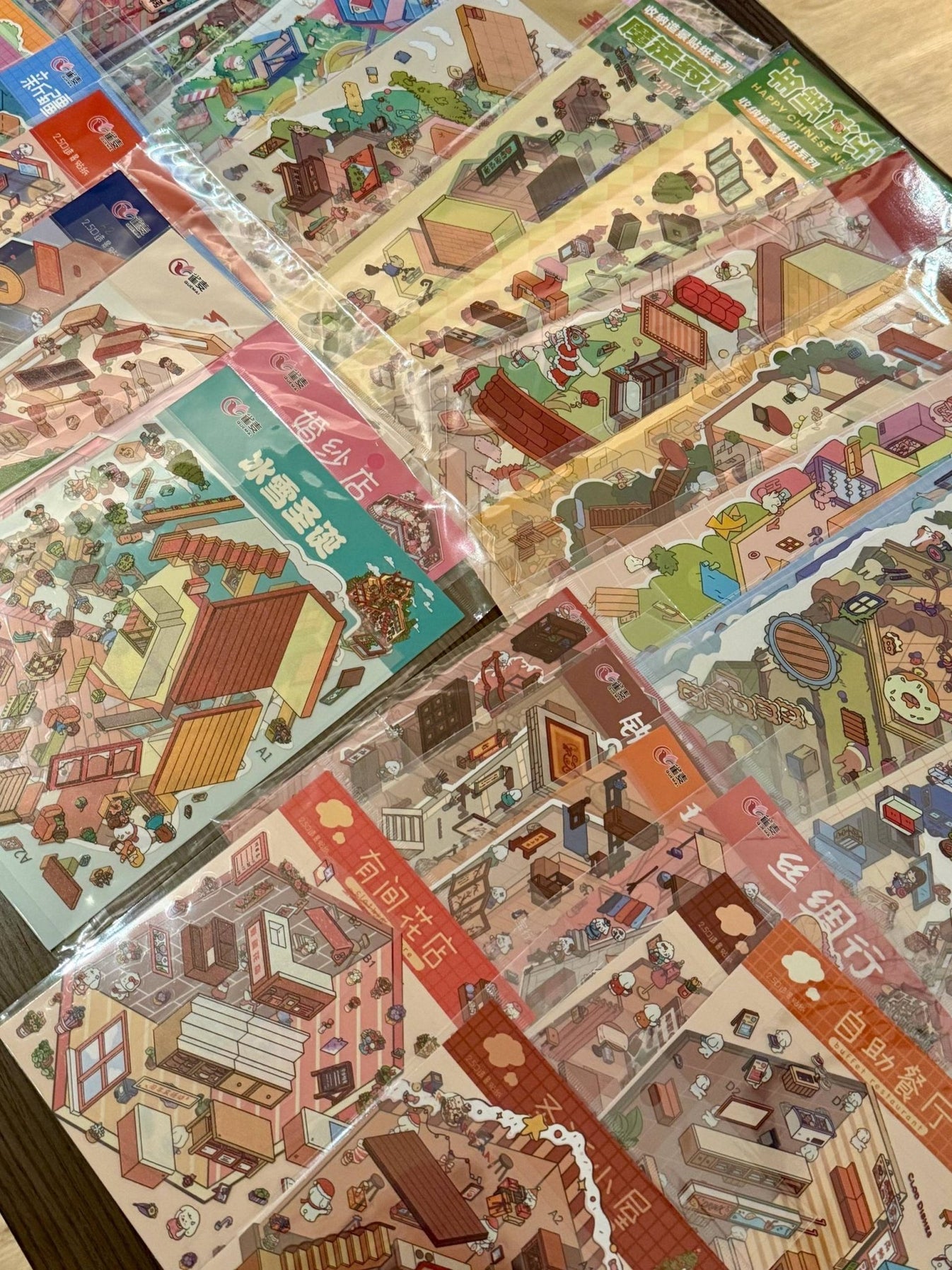 Lucky Sticker Scene Box, With Free Tweezers, Sticker Scene, 3D ...