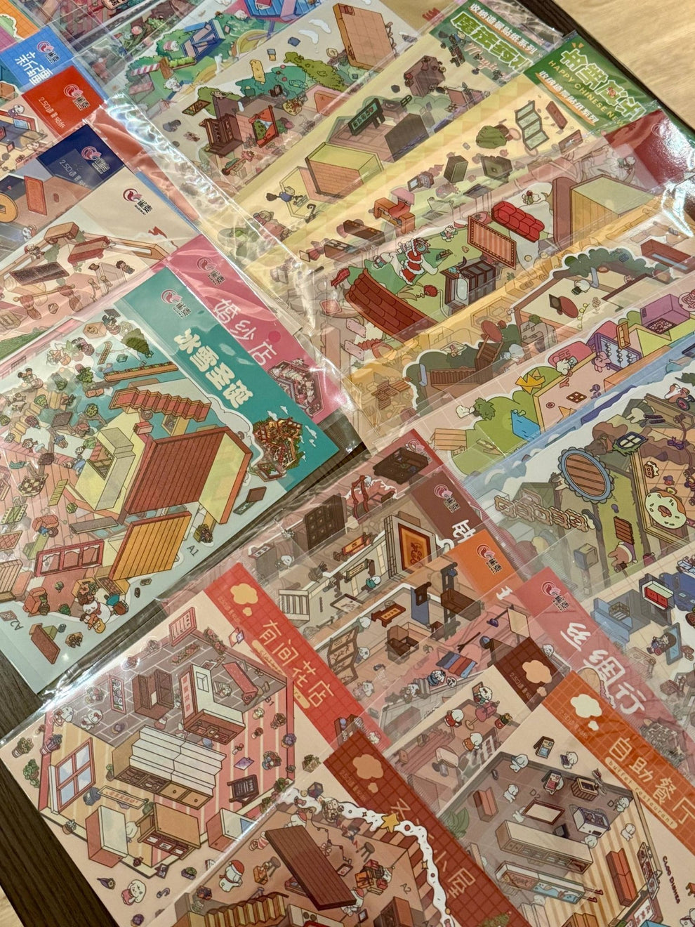 Lucky Sticker Scene Box, With Free Tweezers, Sticker Scene, 3D ...