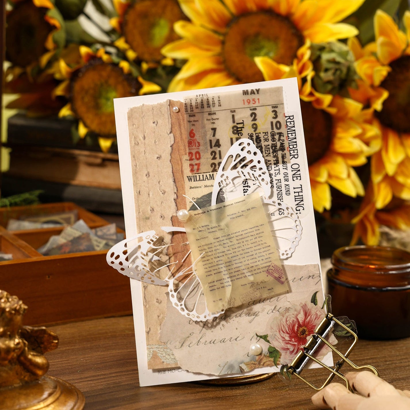 Life Mini Book Series Scrapbooking Paper, Mini Material Paper, Junk ...