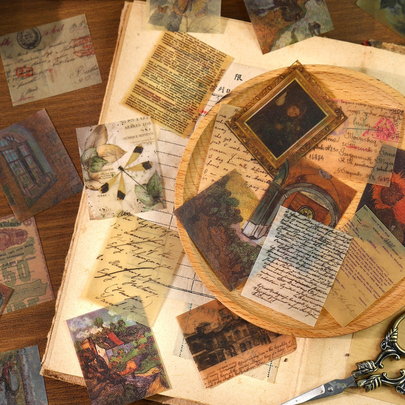 Life Mini Book Series Scrapbooking Paper, Mini Material Paper, Junk ...