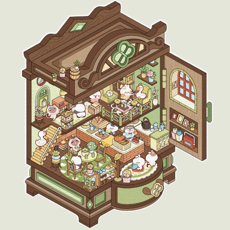 Scene Magic 4.0, 3D Miniature Scene Stickers, stress-relief DIY ...