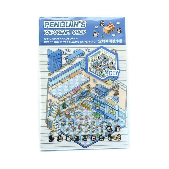 Scene World 3.0 Series, 3D Miniature Scene Stickers, stress-relief DIY ...