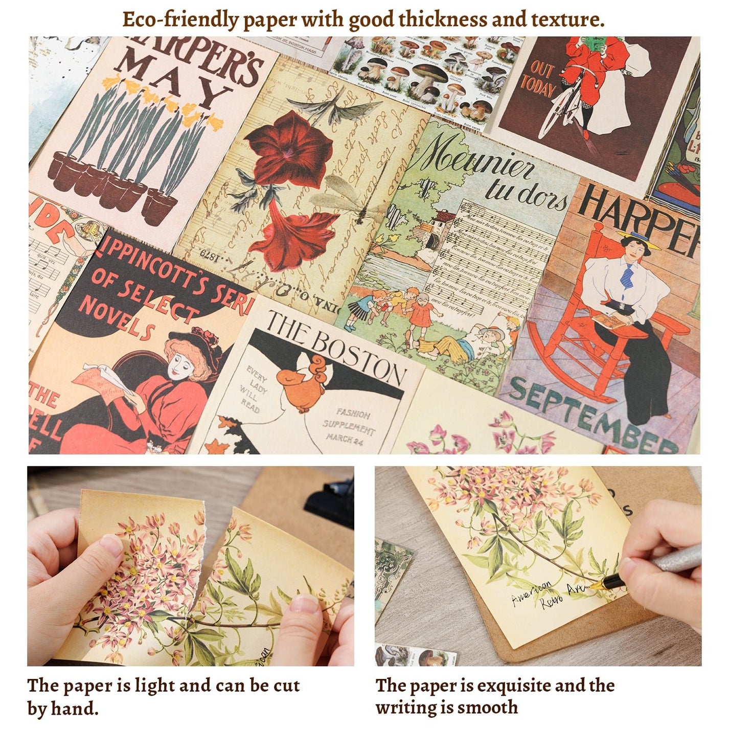 The Story Of Lacey Series Scrapbook Paper, Junk Journal Paper, Collage ...