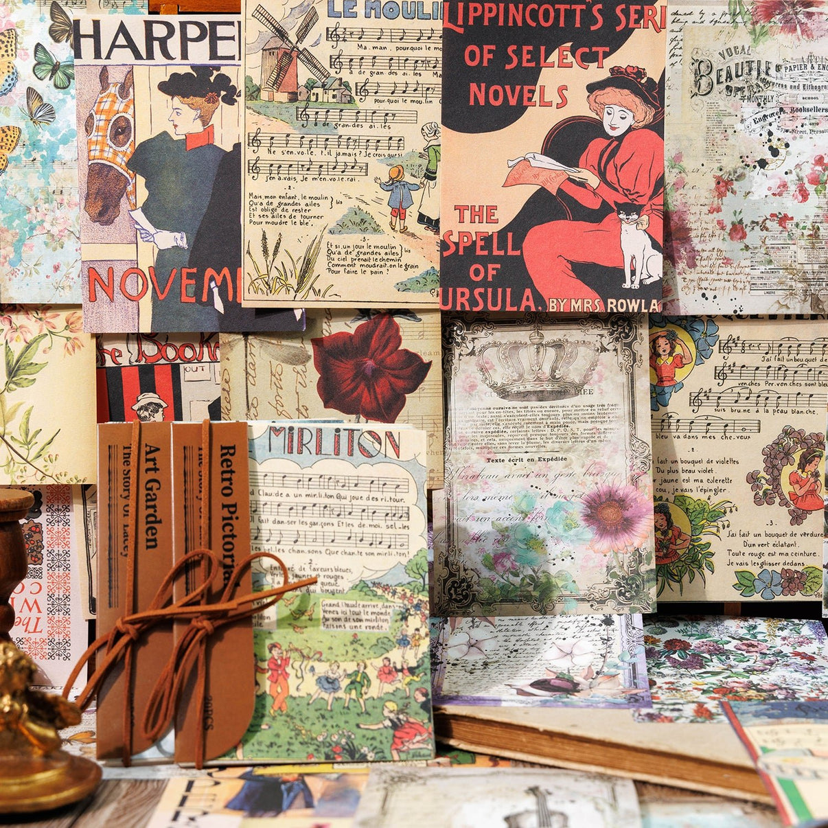 The Story Of Lacey Series Scrapbook Paper, Junk Journal Paper, Collage ...