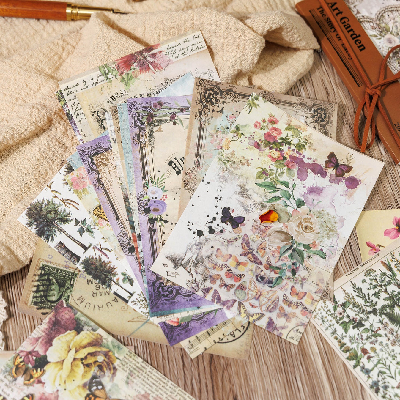The Story Of Lacey Series Scrapbook Paper, Junk Journal Paper, Collage ...